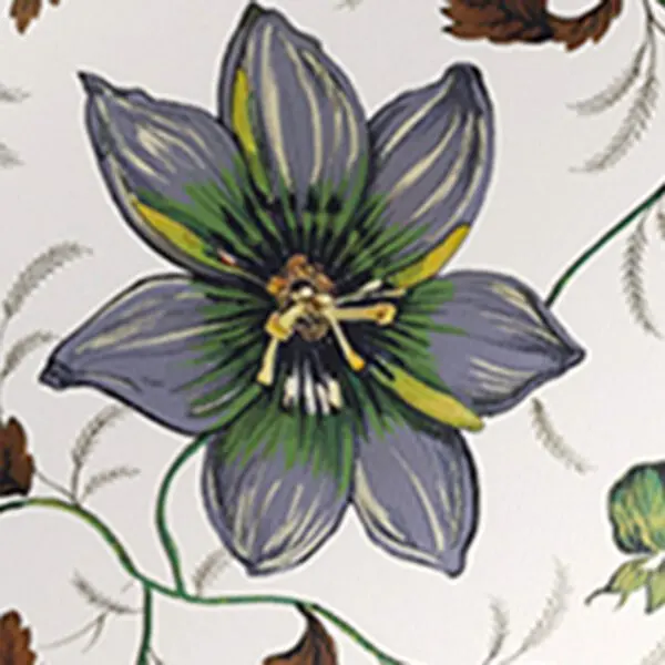 Max Mara Silk Twill Floral Scarf - White