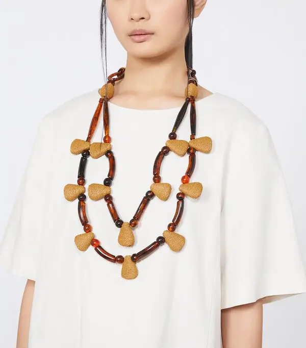Max Mara Layered Statement Necklace