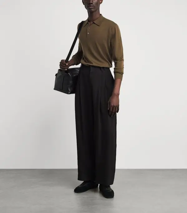 A.p.c. Merino Wool Polo Sweater