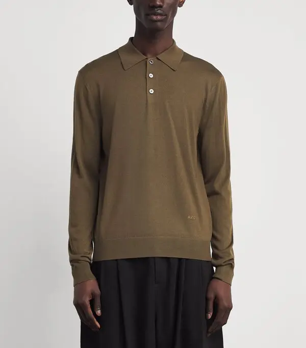 A.p.c. Merino Wool Polo Sweater