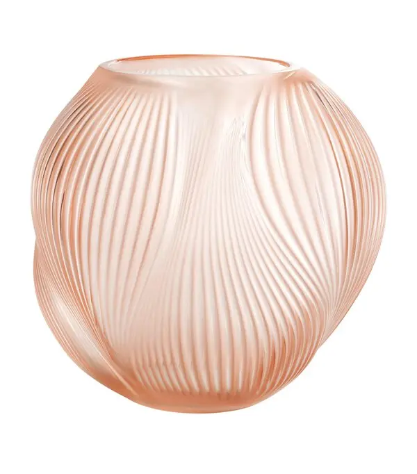 Lalique Small Crystal Alizé Vase - Clear