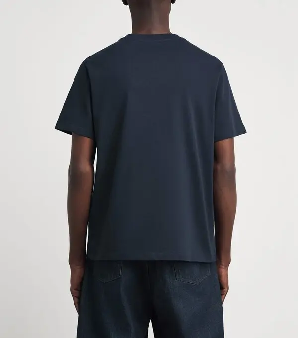 A.p.c. Cotton Logo T-shirt - Navy