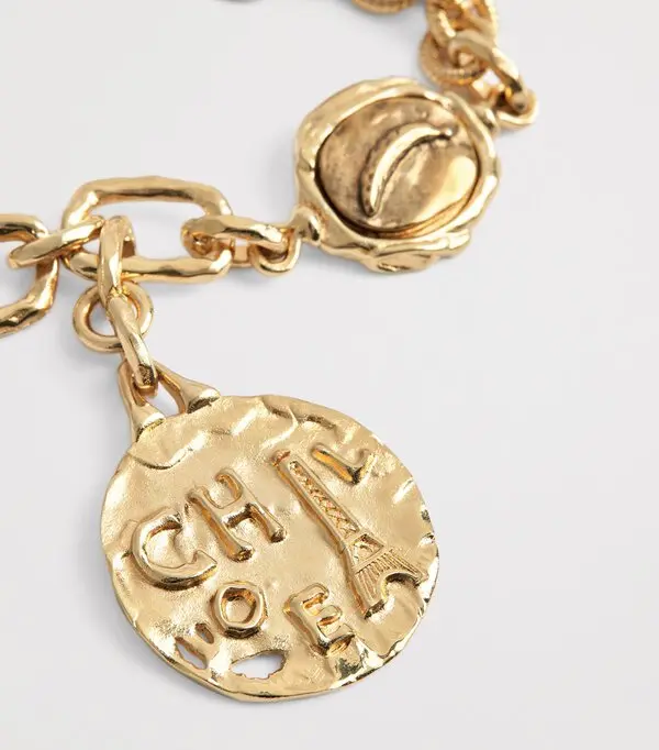Chloé Medals Choker Necklace - Gold