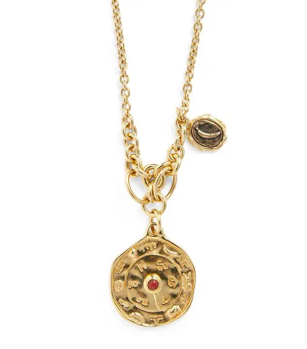 Chloé Medals Pendant Necklace - Gold