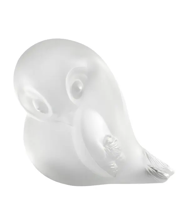 Lalique Piou-piou Wing Up Sculpture - Clear