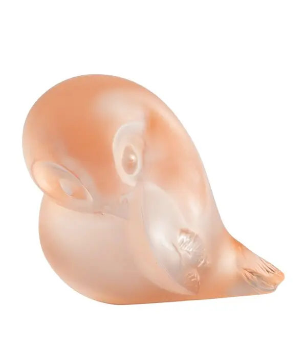 Lalique Piou-piou Wing Up Sculpture - Clear