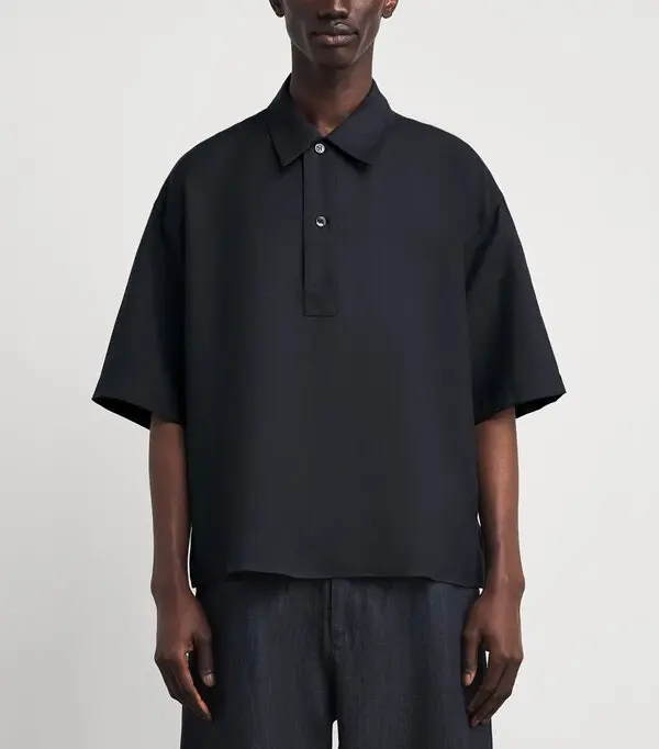 Studio Nicholson Cropped Polo Shirt