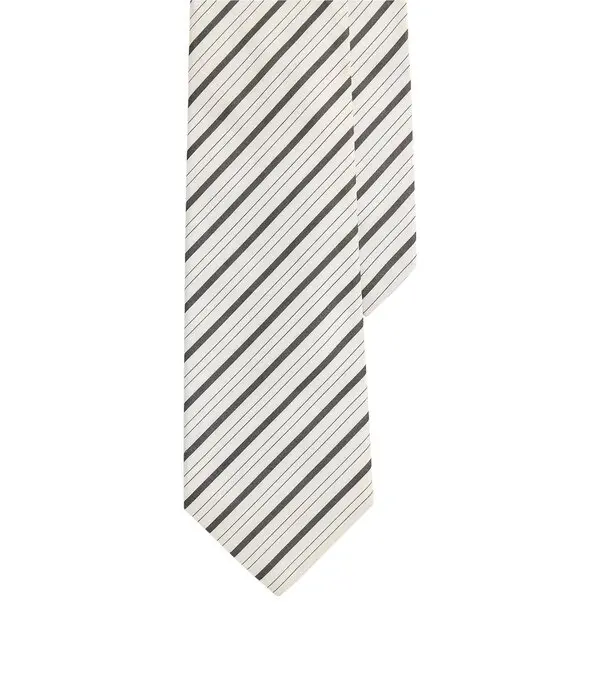Ralph Lauren Stripe Tie - Black