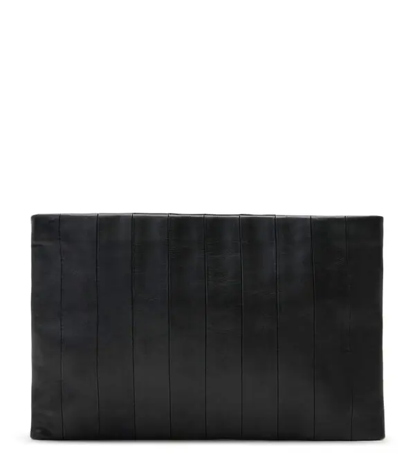 ALLSAINTS Leather Panelled Bettina Clutch