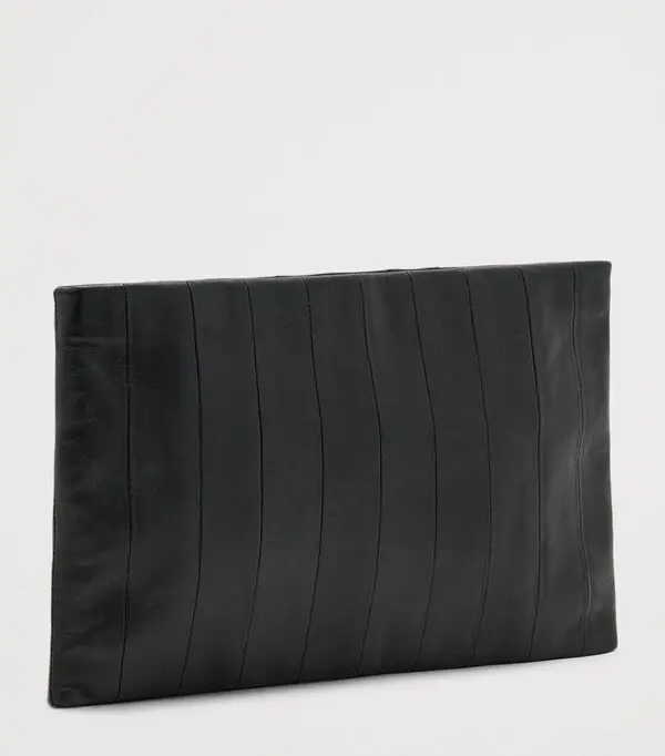 ALLSAINTS Leather Panelled Bettina Clutch
