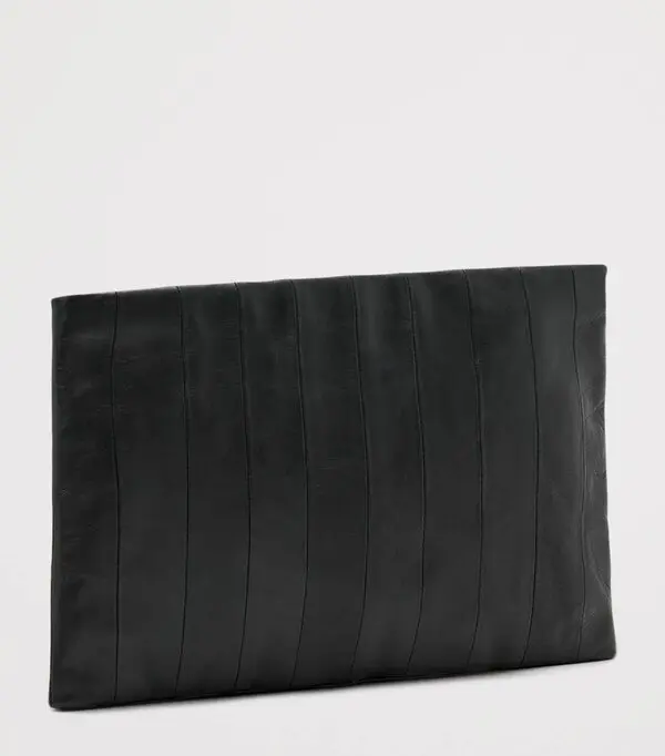 ALLSAINTS Leather Panelled Bettina Clutch