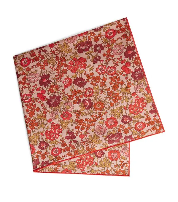 Bonpoint Cotton Floral Scarf - Pink