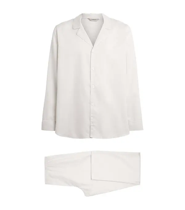 Zimmerli Luxury Jacquard Pyjama Set - Beige