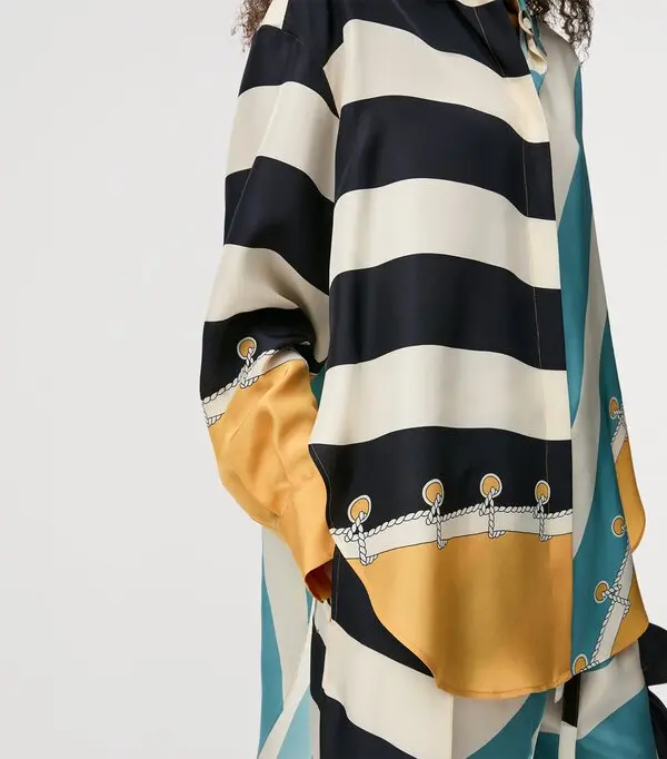 Loewe Printed Silk Shirt - Orange