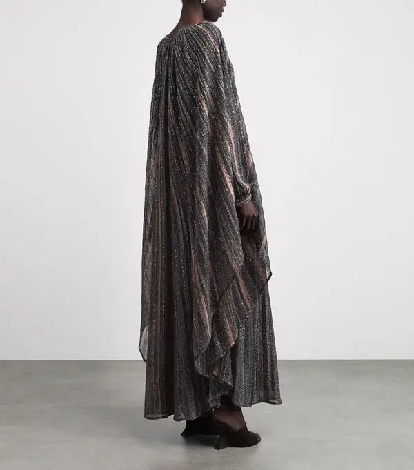 Missoni Sequin-embellished Stripe Maxi Dress - Brown