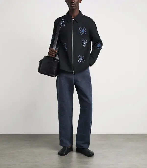 WAX LONDON Embroidered Floral Eldon Jacket