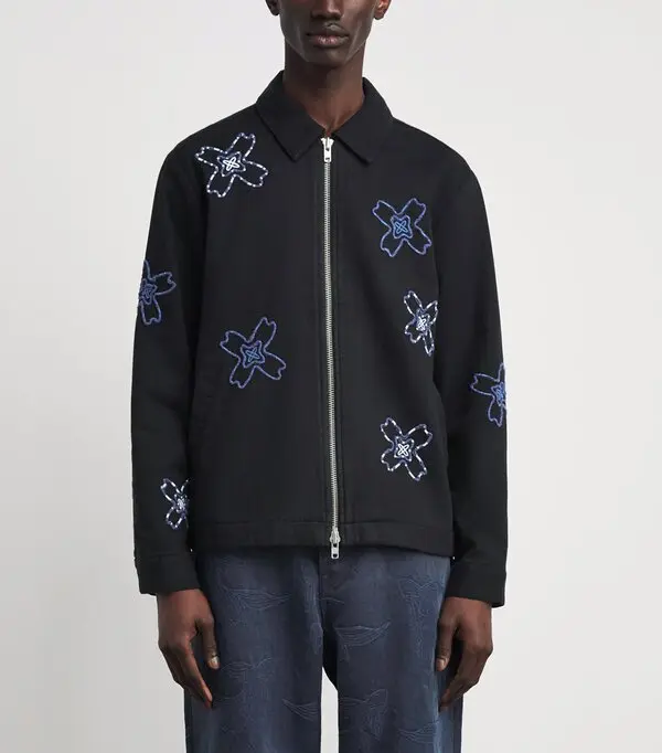WAX LONDON Embroidered Floral Eldon Jacket