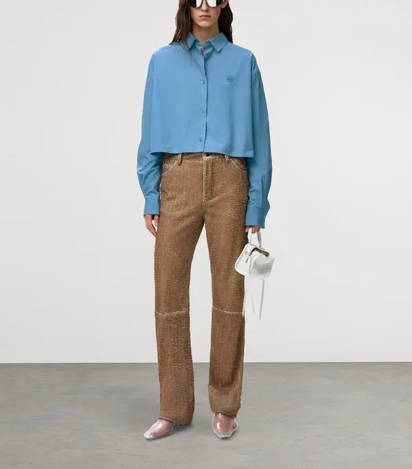 Loewe Cotton Cropped Shirt
