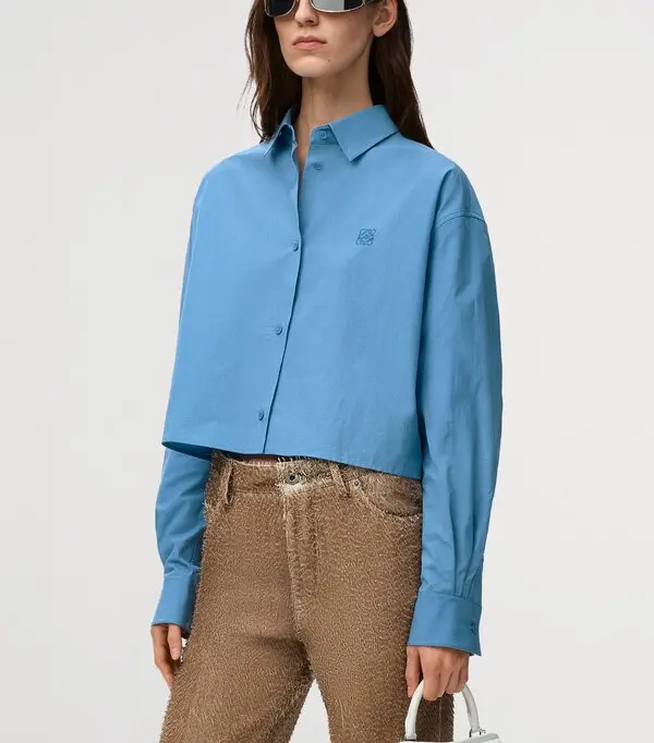 Loewe Cotton Cropped Shirt