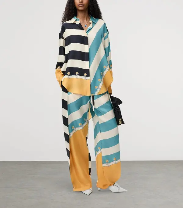Loewe Printed Silk Shirt - Orange
