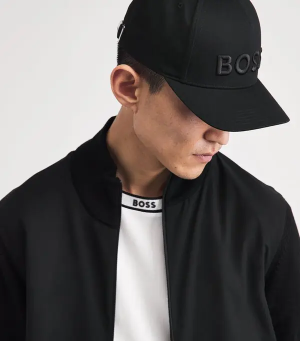 BOSS Cotton Twill Baseball Cap - Black