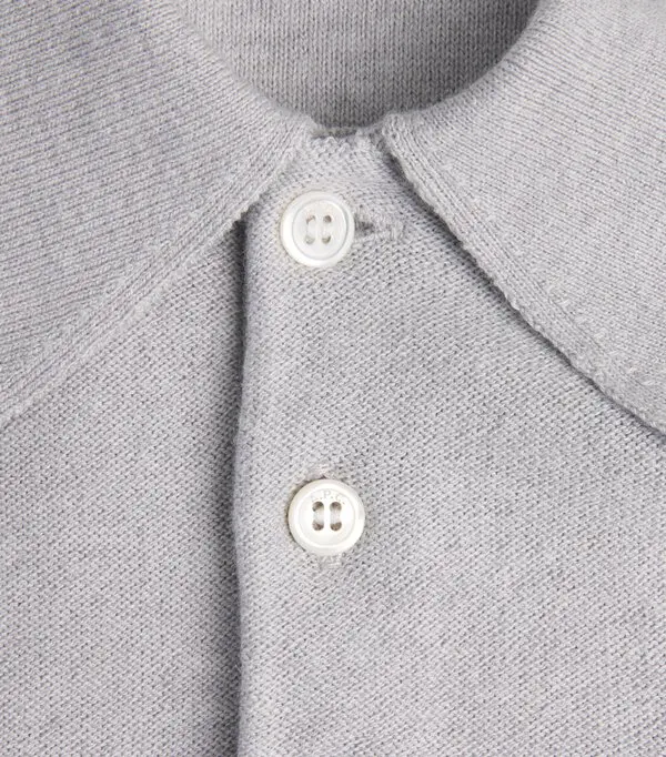 A.p.c. Cotton-cashmere Eliot Polo Shirt