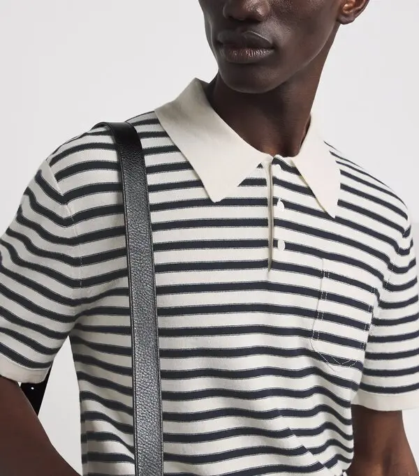 A.p.c. Cotton-cashmere Eliot Polo Shirt