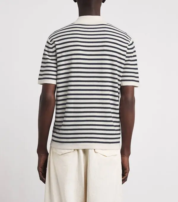A.p.c. Cotton-cashmere Eliot Polo Shirt