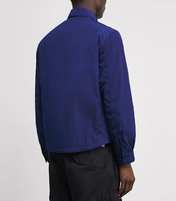 C.P. COMPANY Goggle-pocket Long-sleeve Shirt - Blue