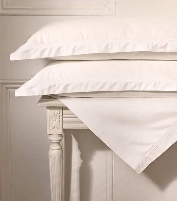 Harrods Brompton Ii Oxford Pillowcase Pair - White