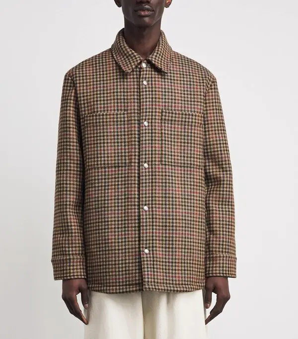 A.p.c. Wool-blend Check Overshirt