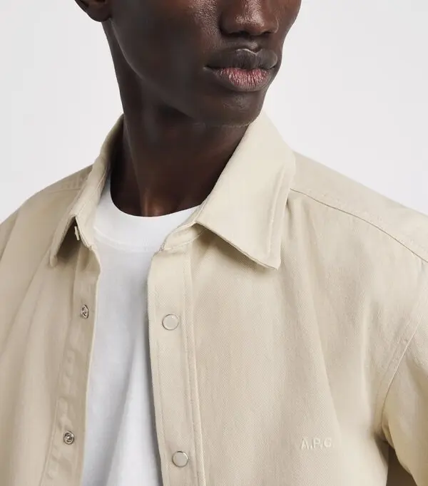 A.p.c. Cotton Logo Shirt