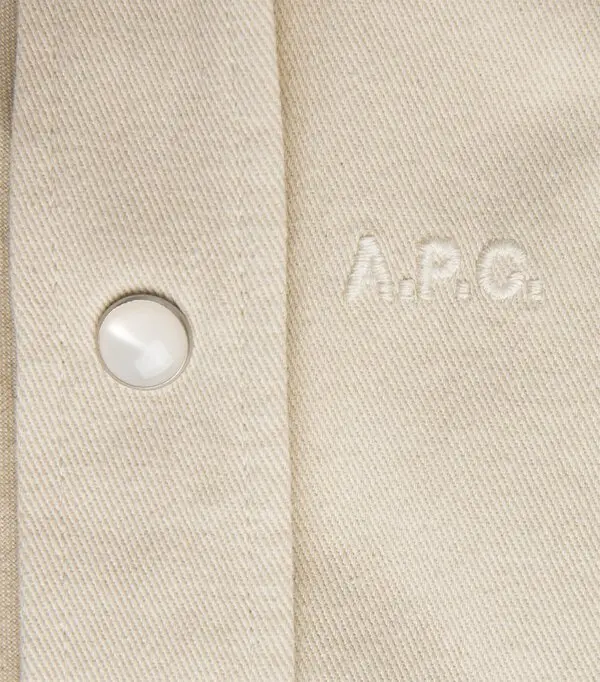 A.p.c. Cotton Logo Shirt