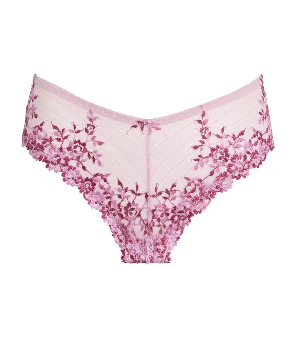 Wacoal Embrace Lace Tanga Briefs - Pink