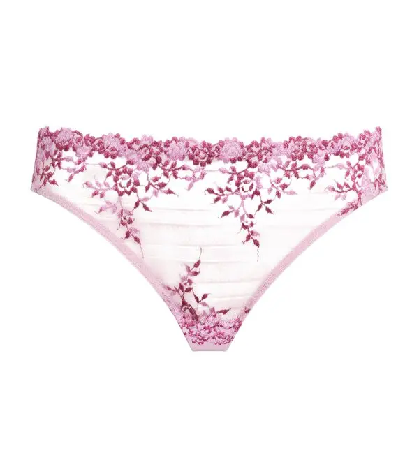 Wacoal Embrace Lace Bikini Briefs - Pink