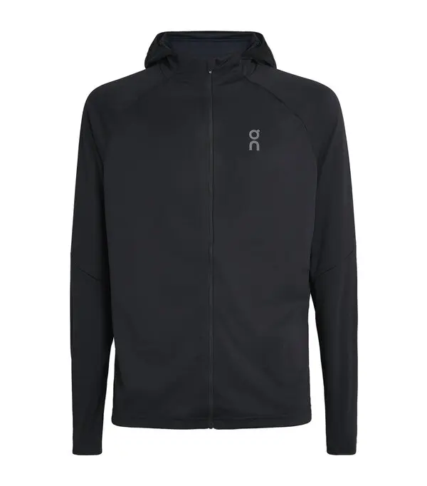 On Climate Zip-up Technical Hoodie - Black