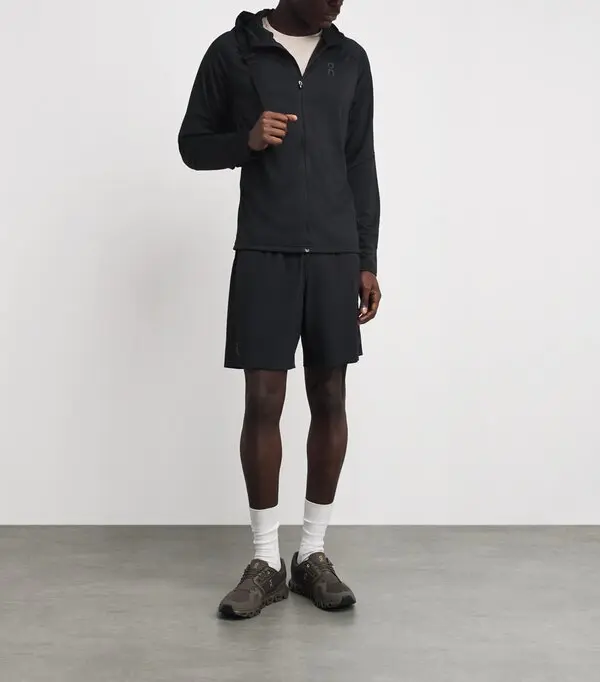 On Climate Zip-up Technical Hoodie - Black