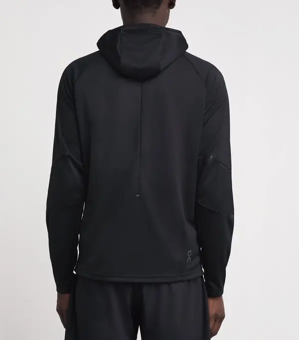 On Climate Zip-up Technical Hoodie - Black