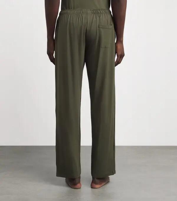 Derek Rose Modal Basel Lounge Trousers - Green