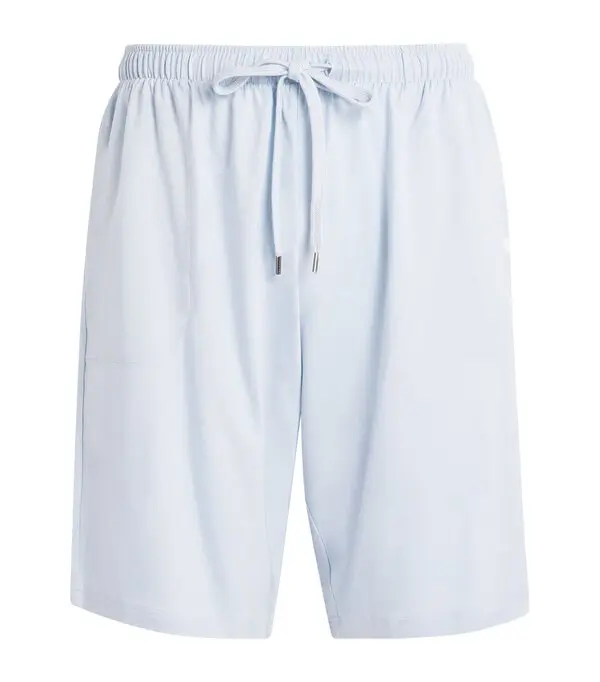 Derek Rose Modal Basel Lounge Shorts - Blue