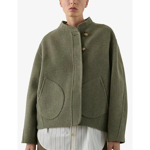 Soeur Windsor Relaxed-fit Wool-blend Jacket