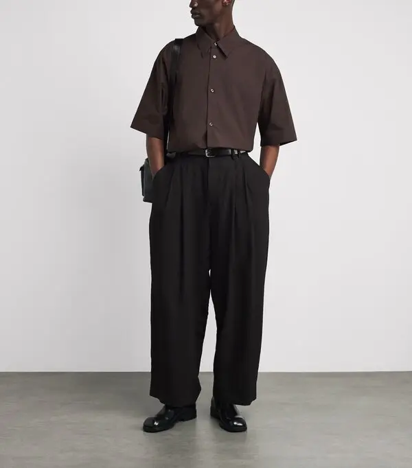 Studio Nicholson Cotton Poplin Boxy-fit Shirt