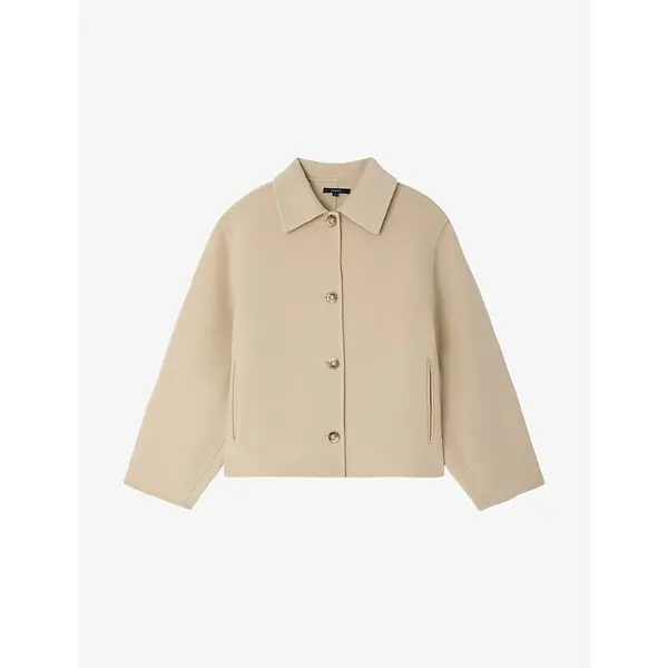 Soeur Gyoda Relaxed-fit Wool-blend Jacket