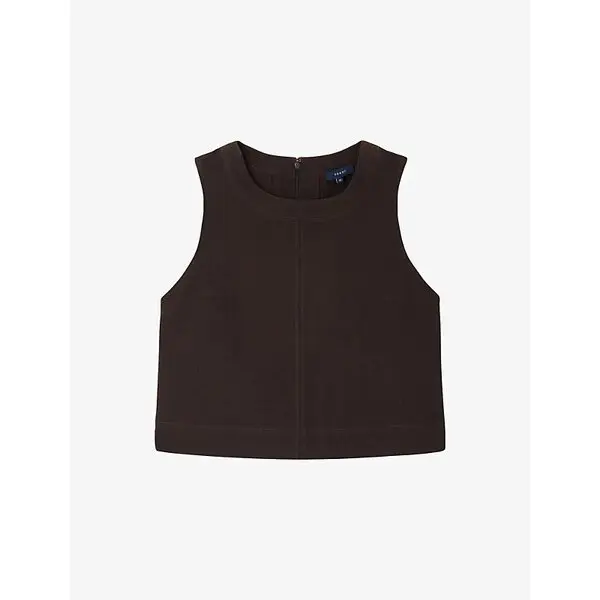 Soeur Pampa Sleeveless Cotton Canvas Top