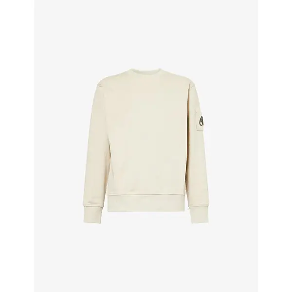 Moose Knuckles Hartsfield Crew-neck Cotton Sweatshirt