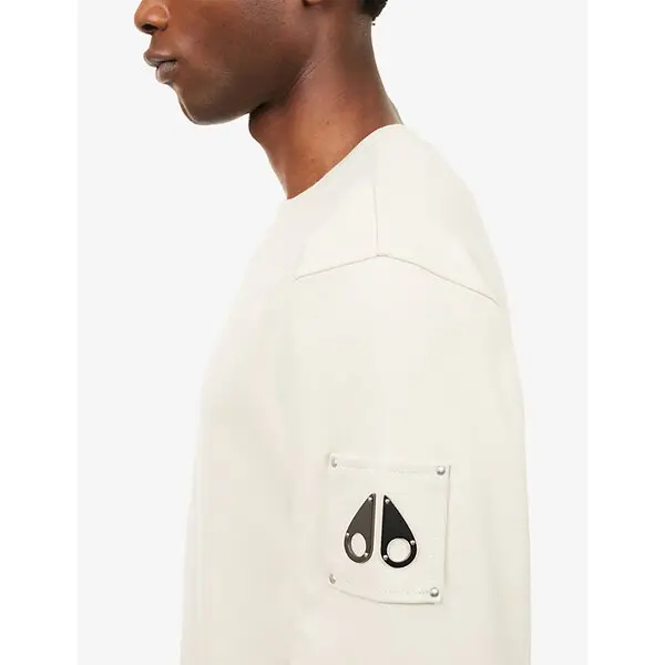 Moose Knuckles Hartsfield Crew-neck Cotton Sweatshirt