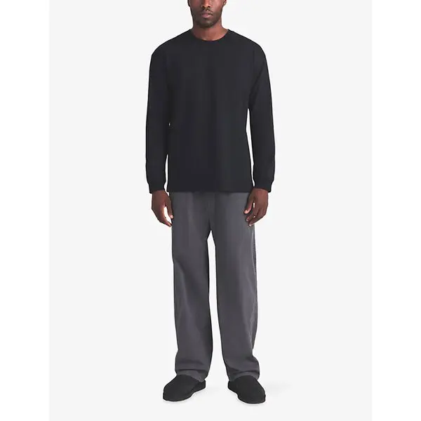 SKIMS Straight-leg Cotton-blend Trousers