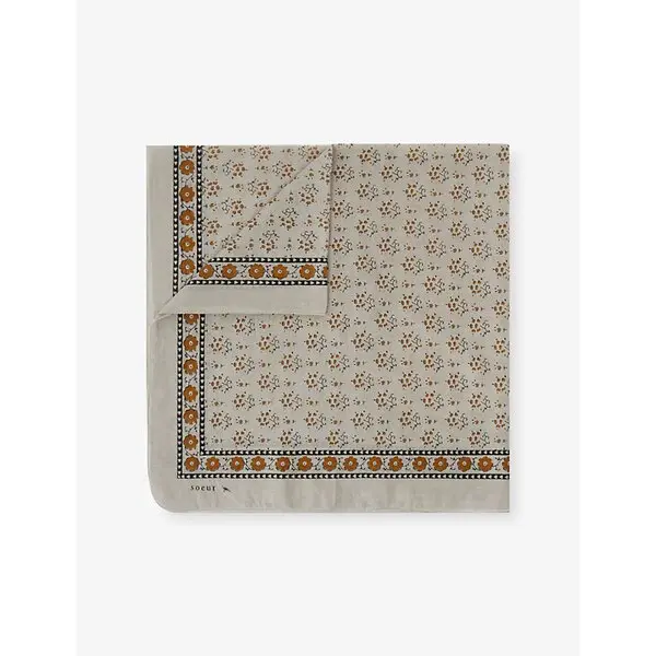 Soeur Classiq Floral- Square Cotton Scarf - Print