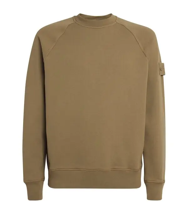 Stone Island Cotton Compass Sweater - Beige