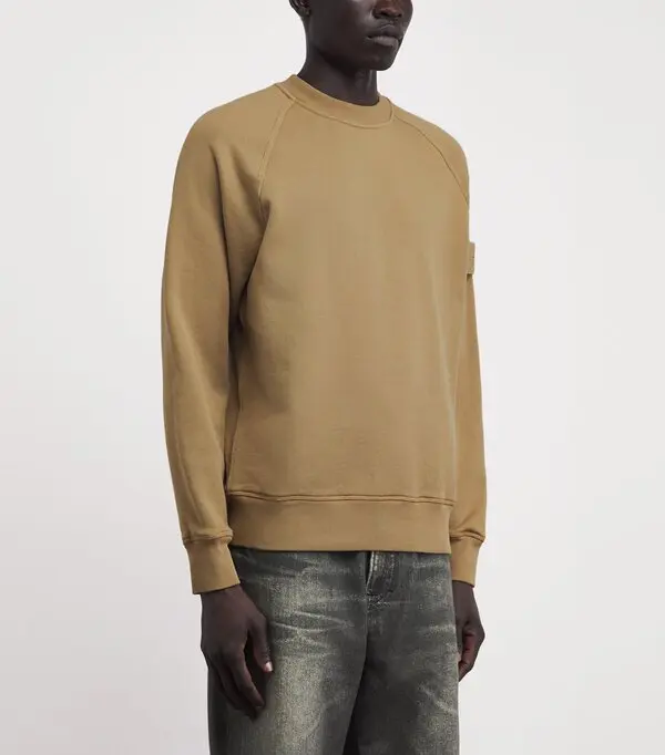Stone Island Cotton Compass Sweater - Beige